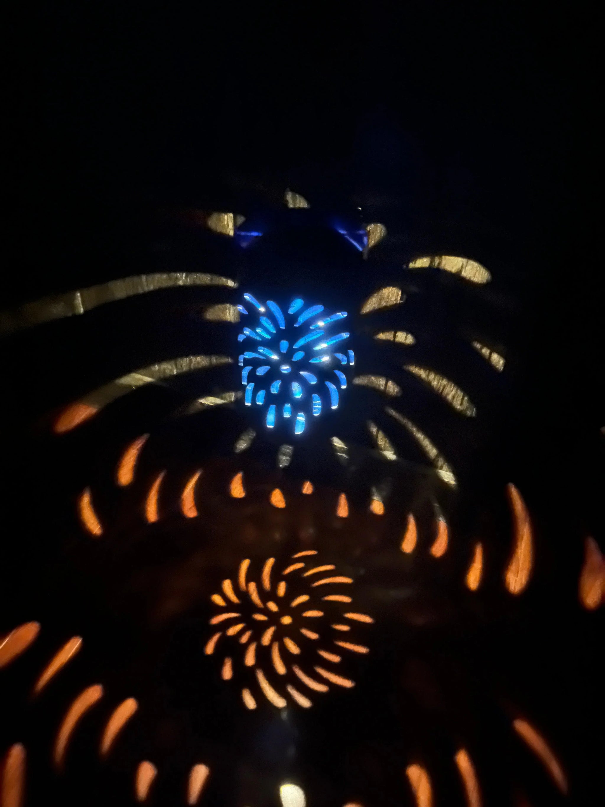 Hanging Luminary Fireworks - Lone Tree Designs