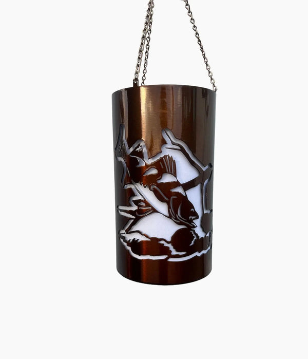 Hanging Luminary Walleye - Lone Tree Designs