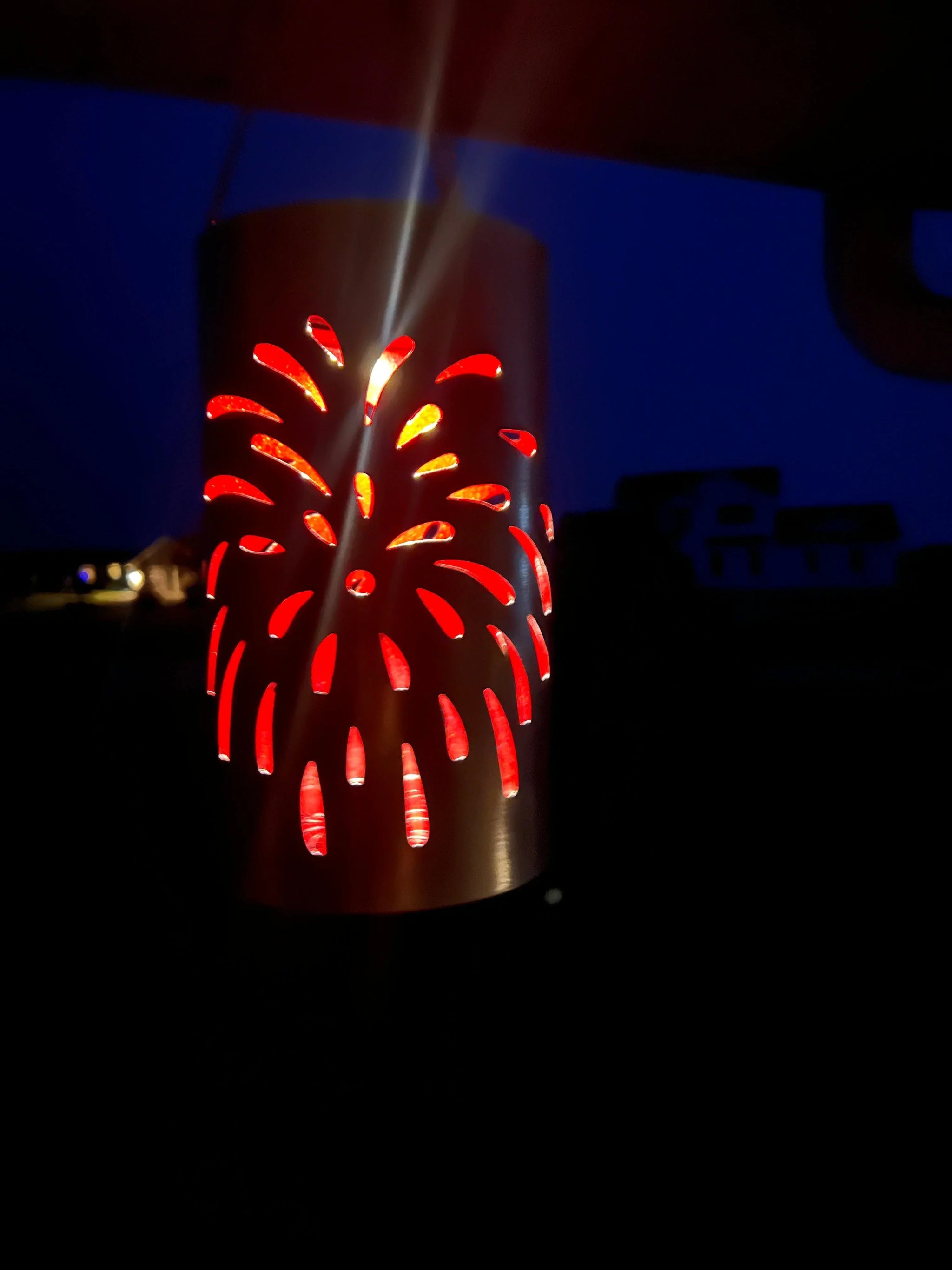 Hanging Luminary Fireworks - Lone Tree Designs