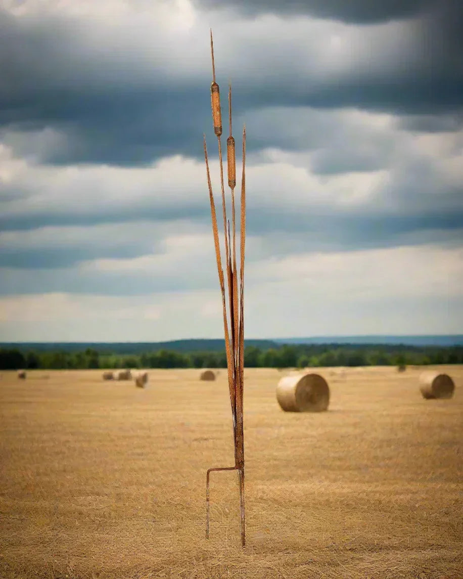 Cattail Reeds Sculpture - Lone Tree Designs